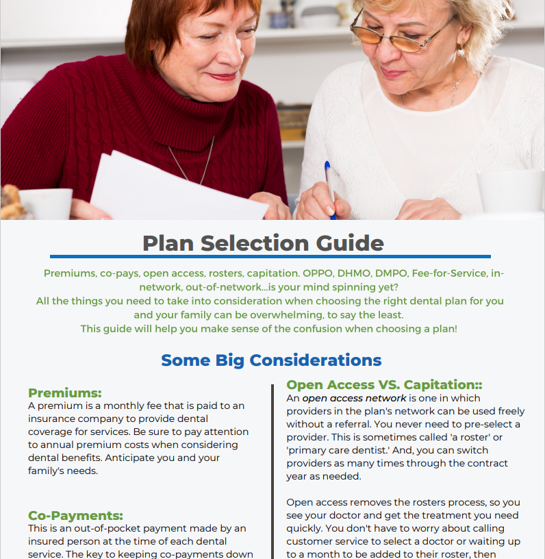 Download your free plan selection guide